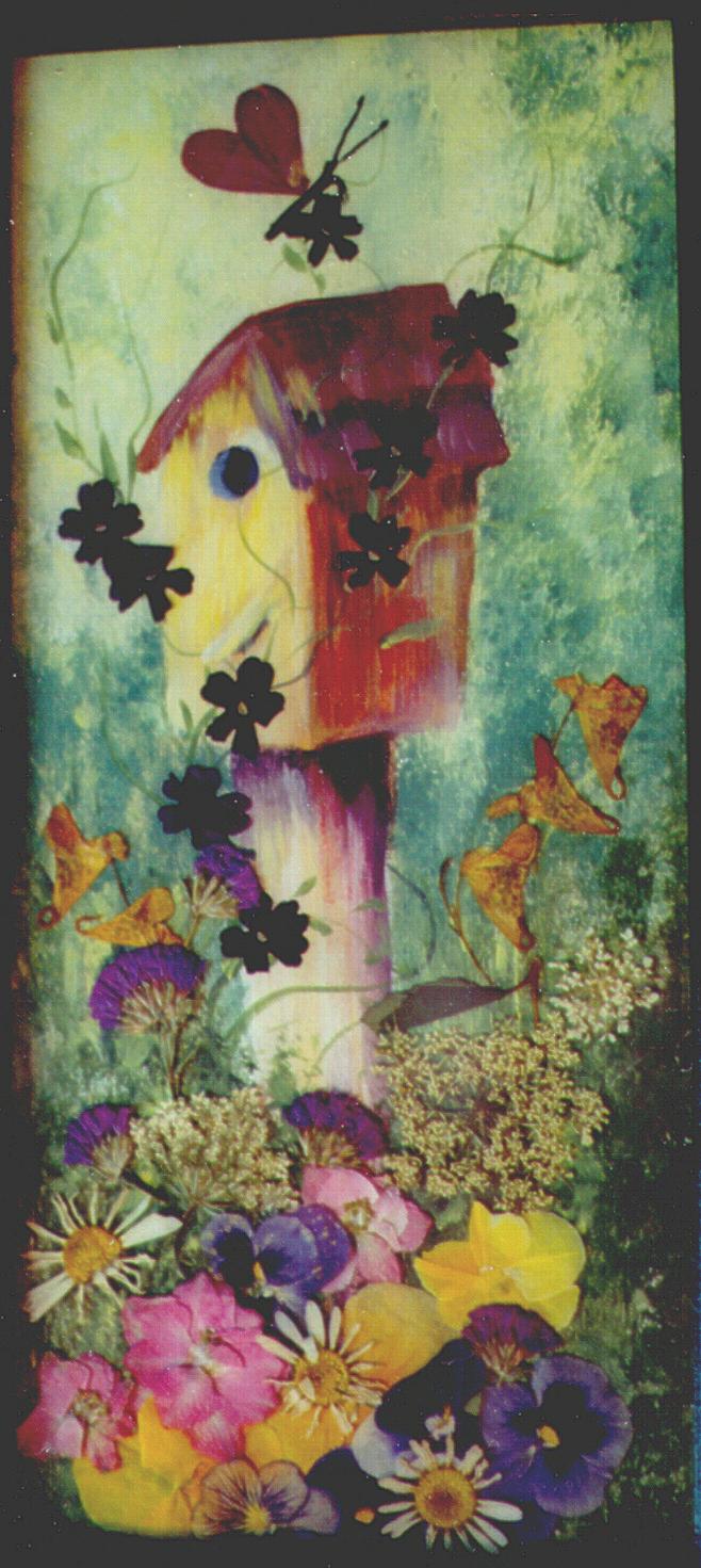 Pressed Flower Art by: Linda Rae Originals