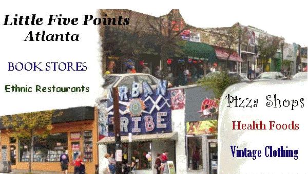 Postcard from Little Five Points, Atlanta 2003 by Kristin Noelle