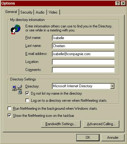 SoutienPC - NetMeeting 3
