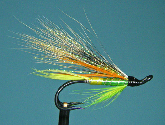 Green Highlander Hairwing, tied by William Lovelace and presented by ...