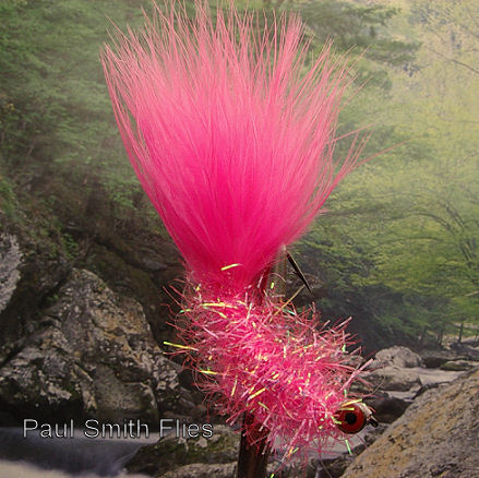 River Stand-Up Leech, Hot Pink A Paul Smith Fly Presented by Salmonfly.Net