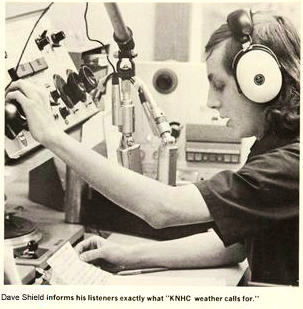 Student Dave Shield from the 1973 Hale Annual Dave Sheild KNHC 1973