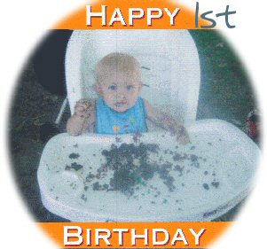 "I just turned ONE!!"