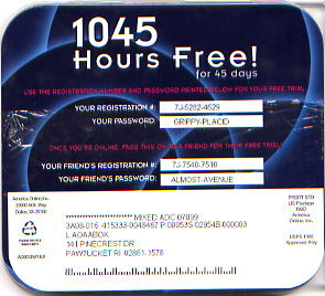 Old AOL CD Disk Tin Collection Photos