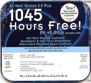 Old AOL CD Disk Tin Collection Photos