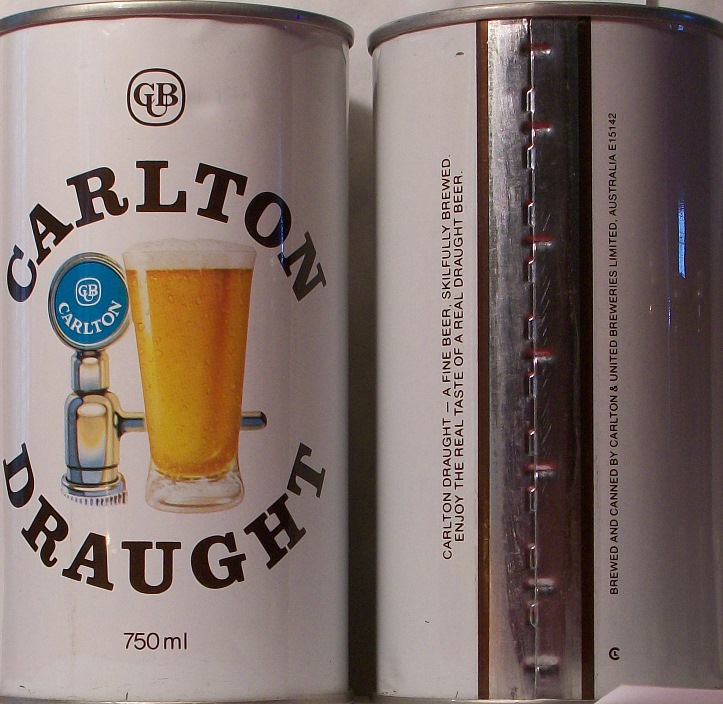 AUSTRALIAN LAGER SIZE CANS: 740 ML