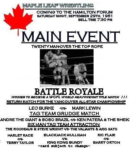 Maple Leaf Gardens Wrestling