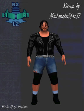 Raven CAW for WWF Smackdown! 2