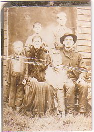 George and Nancy Jarrell's Family: Sullivan, Homer, Carmel, and Herman.