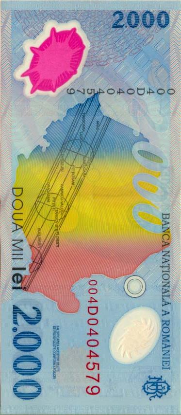 Romanian Eclipse--Banknota2000