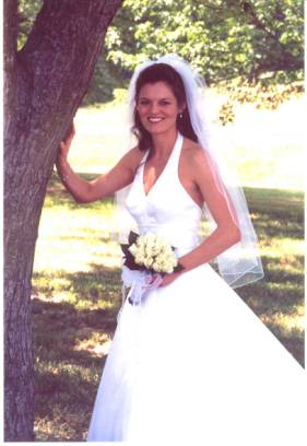 Susan on her wedding day.